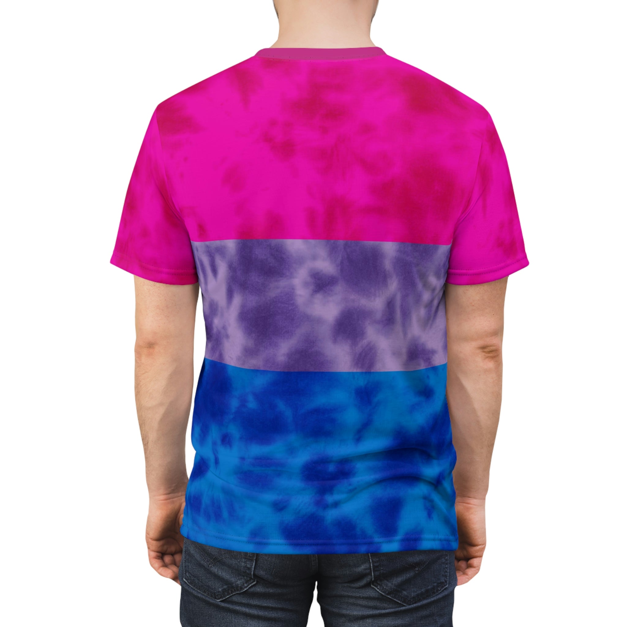Bisexual Pride Flag Tie Dye T-Shirt – Hunter Citi